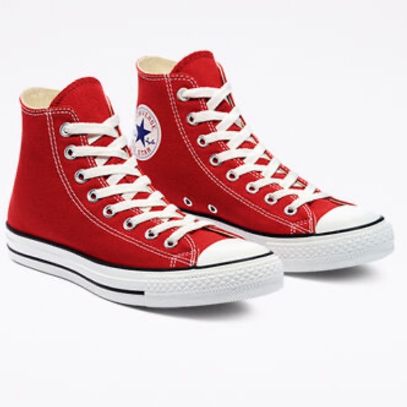 Converse | Shoes | New Converse All Star High Top Red | Poshmark